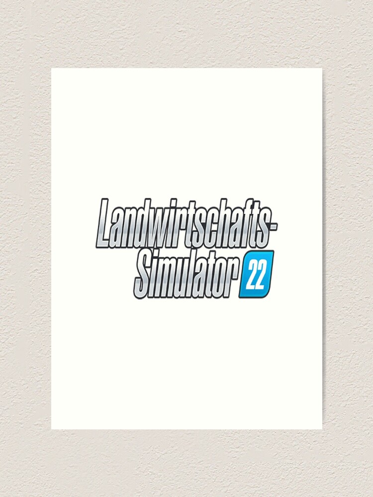 "Farming Simulator 22 logo" Art Print by JaroNT | Redbubble