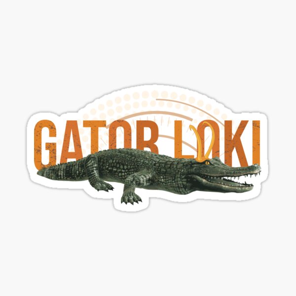"Gator Loki - Another Loki Variant" Sticker for Sale by artado | Redbubble