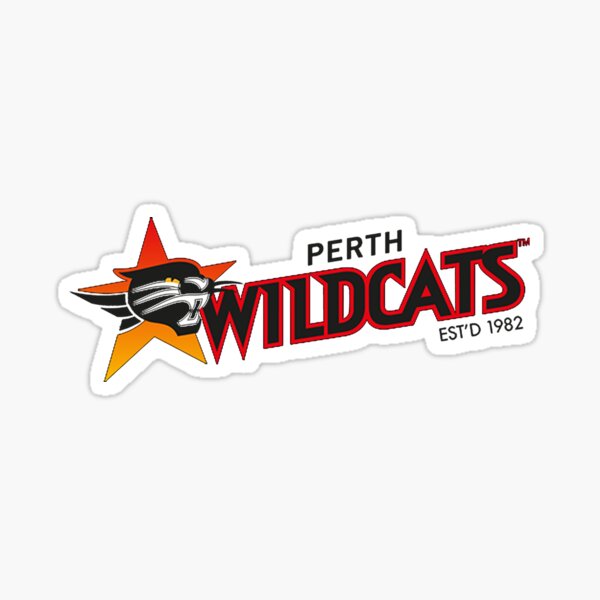 "Perth Wildcats logo" Sticker for Sale by TheGreaterTimes | Redbubble