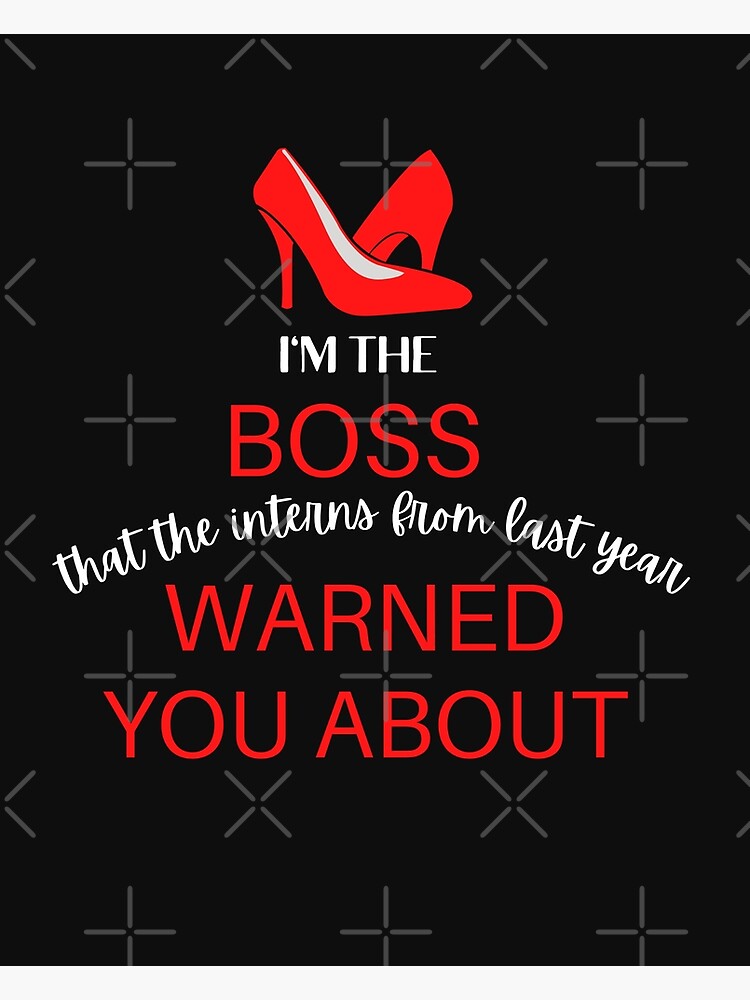 "Boss from hell" Poster by soulspirit | Redbubble