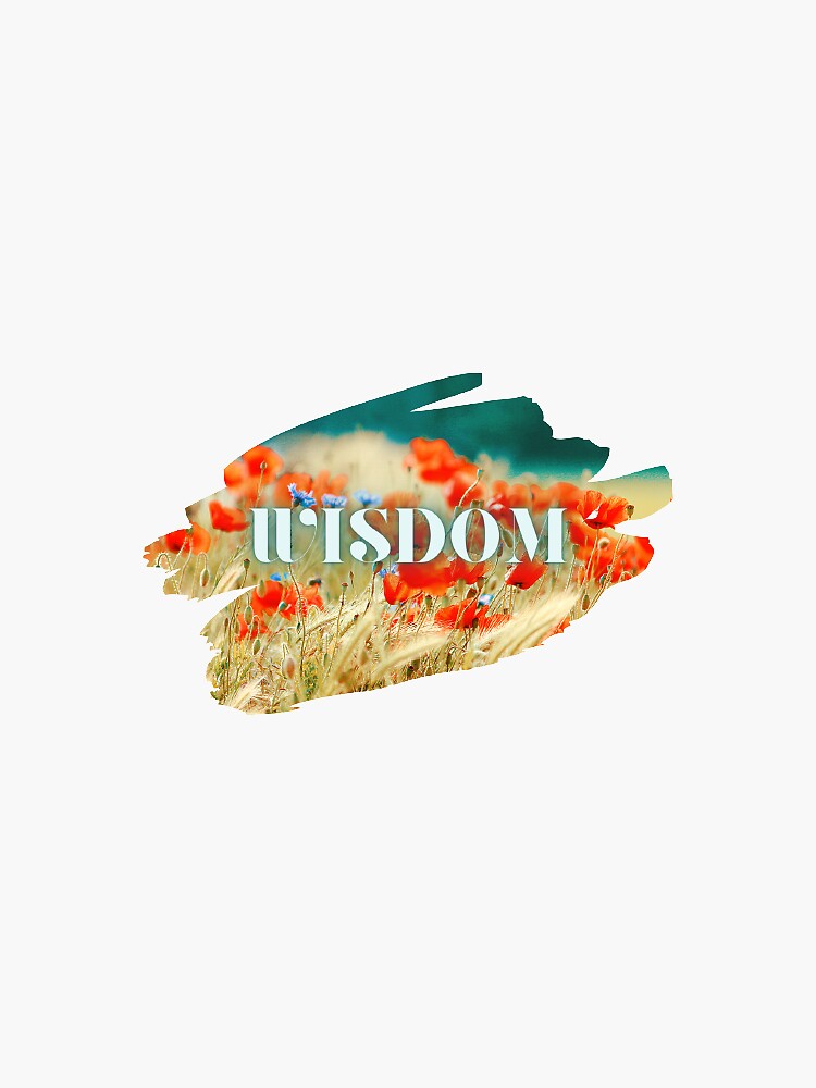 "Wisdom Quote Sticker" Sticker for Sale by TokkaStickers | Redbubble