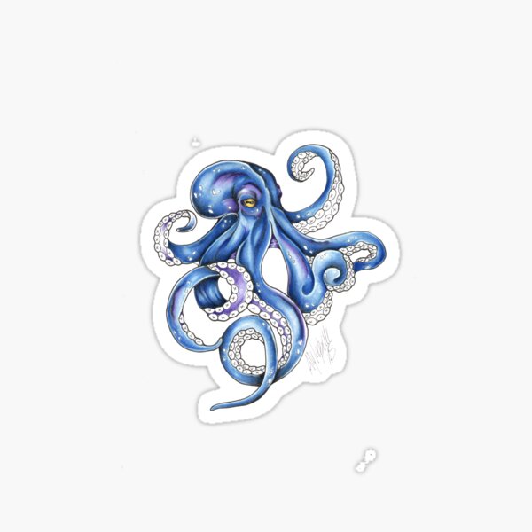 "Kraken " Sticker for Sale by HorimonoAtelier | Redbubble