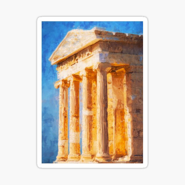 "Acropolis of Athens" Sticker for Sale by ErianAndre | Redbubble