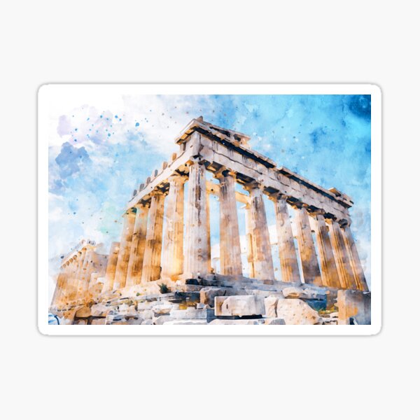 "Acropolis of Athens" Sticker for Sale by ErianAndre | Redbubble