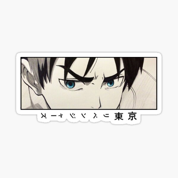 "Eren AOT" Sticker for Sale by BestOfMangaa | Redbubble