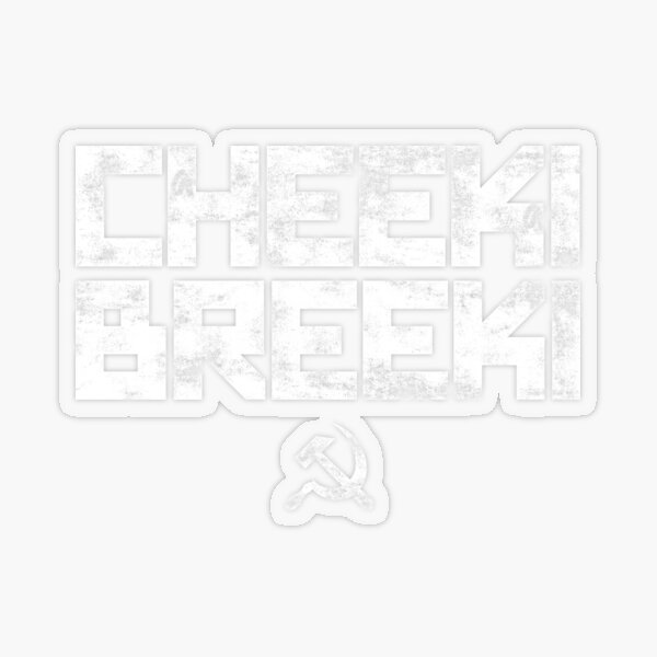 "Cheeki Breeki Gaming Slav Gopnik Tarkov CSGO Meme" Sticker for Sale by ...
