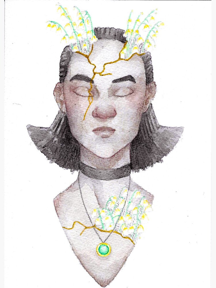 "May Birth Month Portrait" Sticker for Sale by LornaBennett | Redbubble