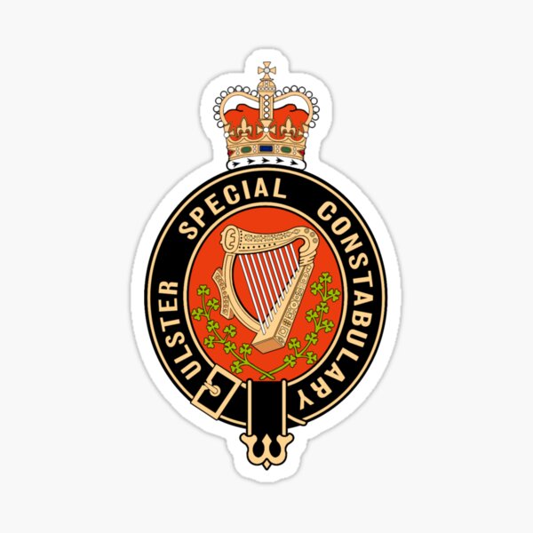 "Badge of the Ulster Special Constabulary" Sticker for Sale by Shav ...