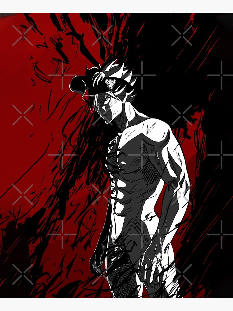 "Asta Red Black Cool - Black Clover Anime" Poster for Sale by PITTILL ...