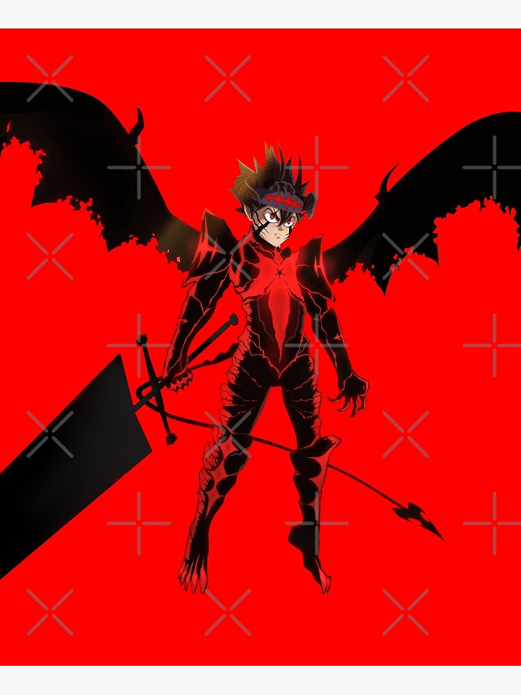 "Asta Wing - Black Clover" Poster by PITTILL | Redbubble