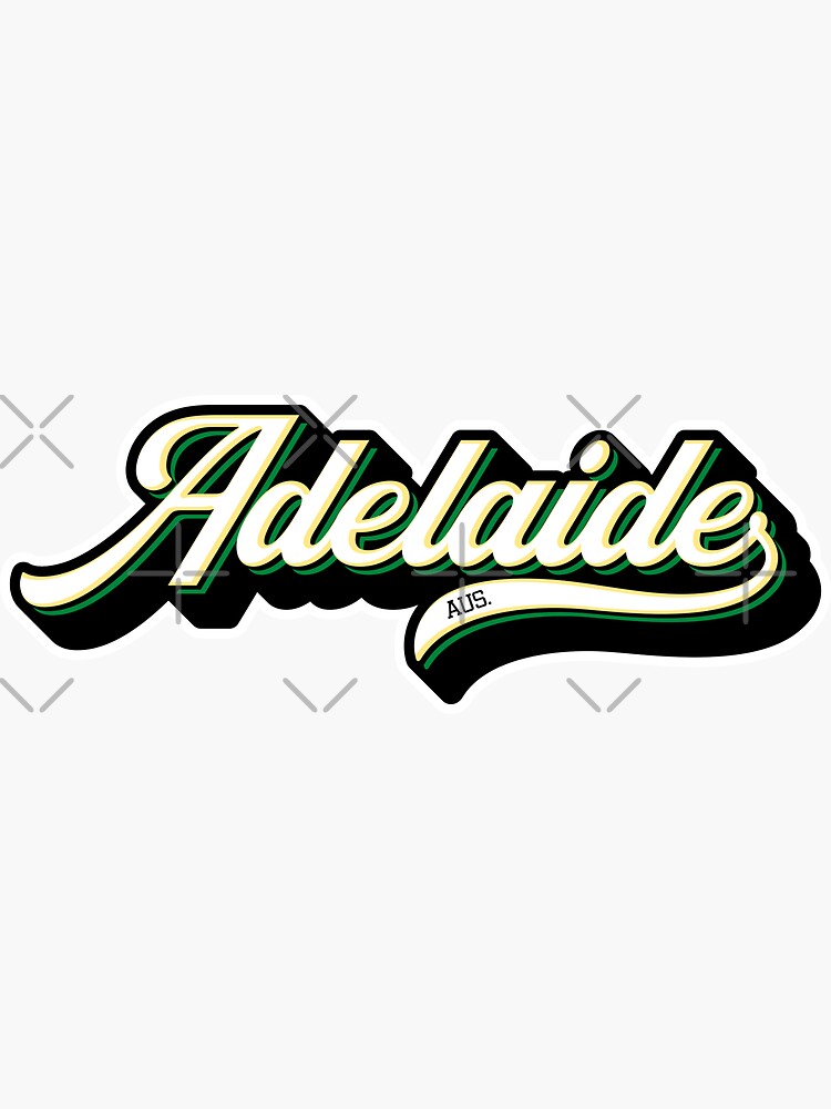 "Adelaide Australia" Sticker for Sale by creativecaveman | Redbubble