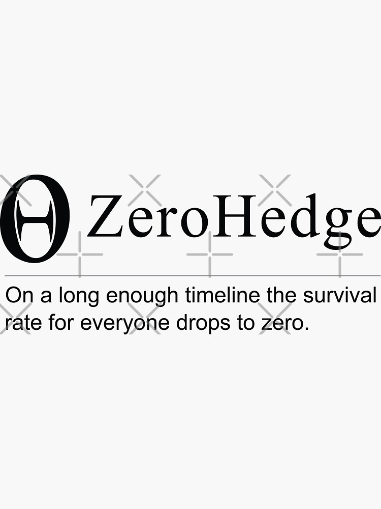 "Zerohedge Logo And Text" Sticker for Sale by denisseinfeld | Redbubble