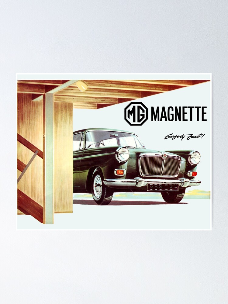 "MG MAGNETTE - ADVERT" Poster for Sale by ThrowbackM3 | Redbubble