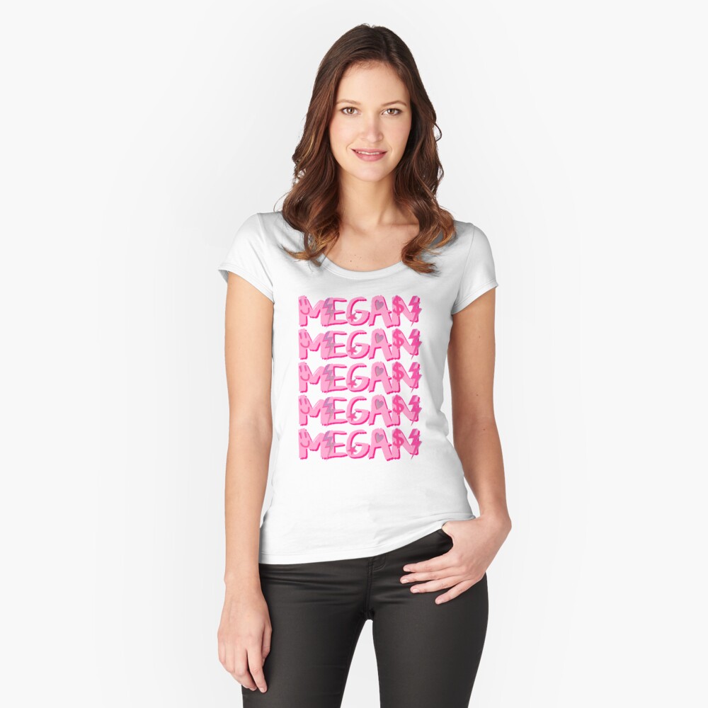 "MEGAN name" Sticker for Sale by juliasantos5 | Redbubble