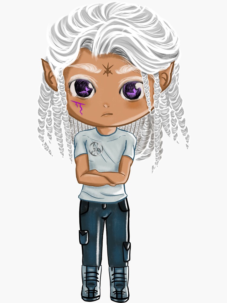 "Aurora Rising - Kal Chibi" Sticker for Sale by FandomFealty | Redbubble