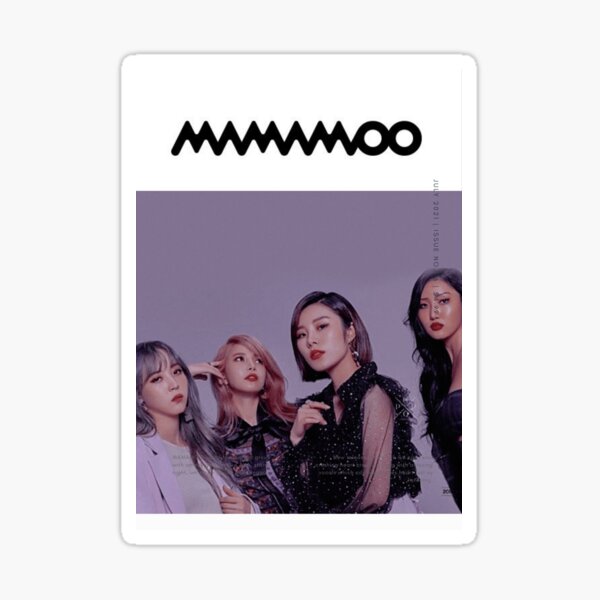 "MAMAMOO Girl Group Poster" Sticker for Sale by hmae004 | Redbubble