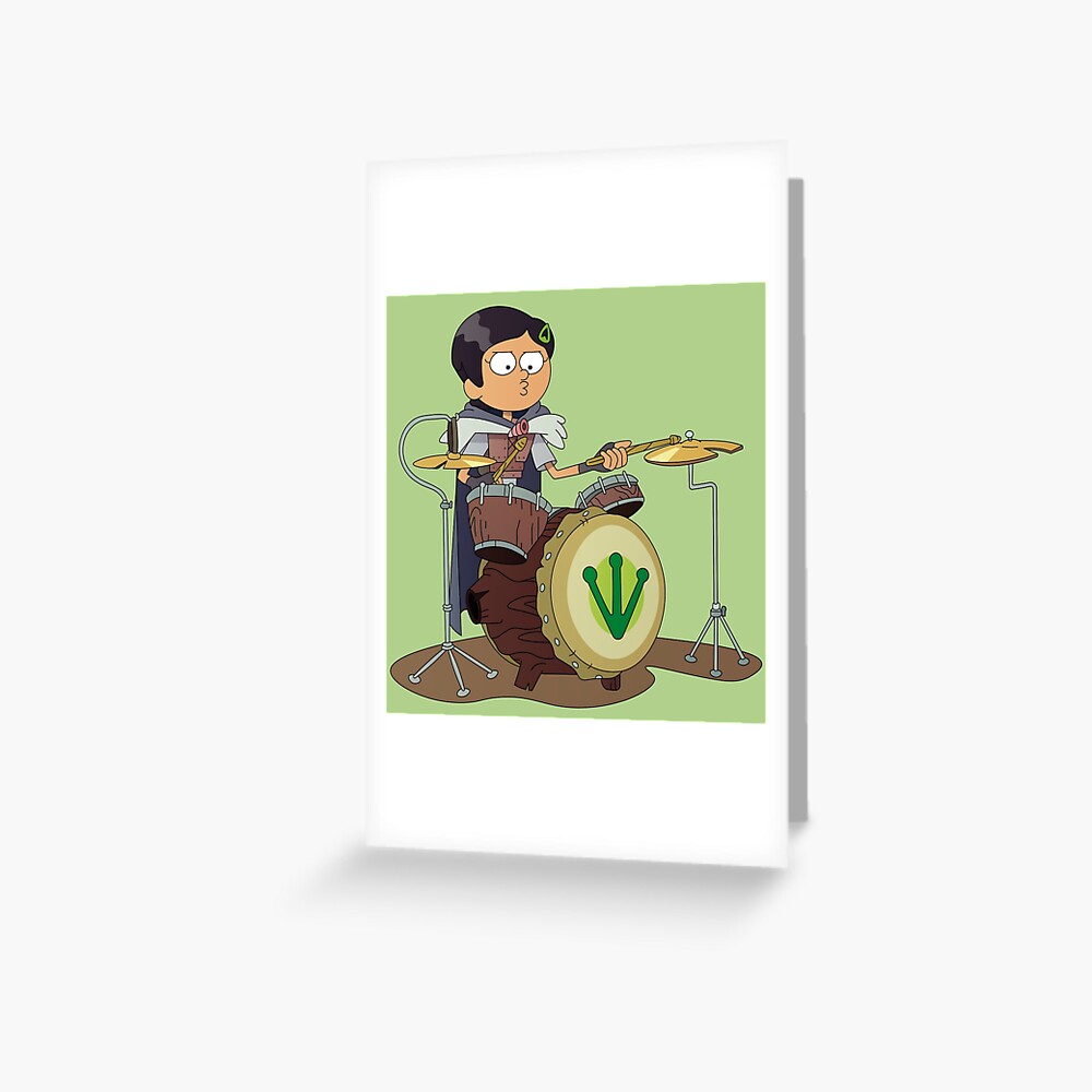 "Drummer Marcy | Marcy Wu | Amphibia" Greeting Card by artnchfck ...