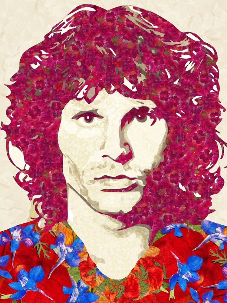 "Jim Morrison Print, Classic Rock Art, The Doors Poster, Rock Icons ...