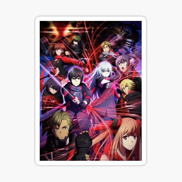 "Scarlet Nexus" Sticker by ARTM4T4Z | Redbubble