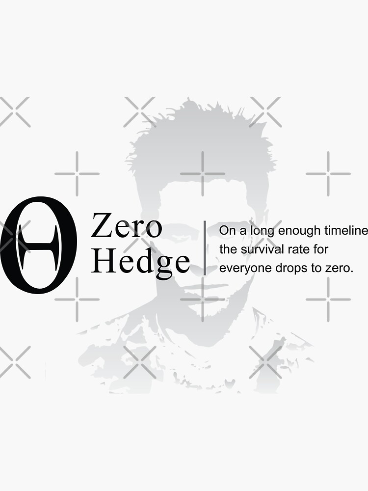 "Zerohedge Tyler Durden Logo" Sticker by denisseinfeld | Redbubble