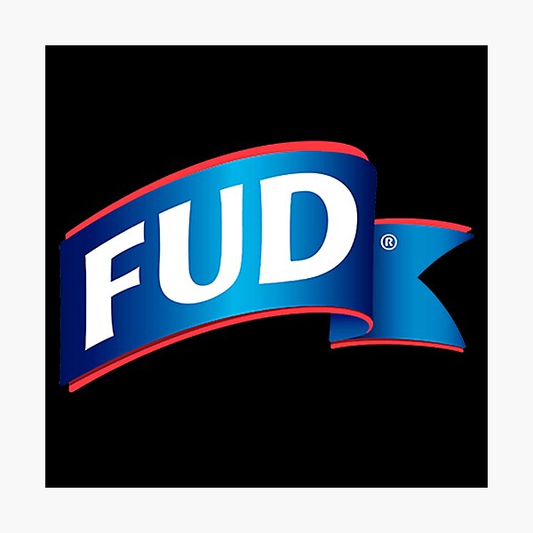 Lámina fotográfica «Diseño esencial del logotipo de FUD en negrita» de ...