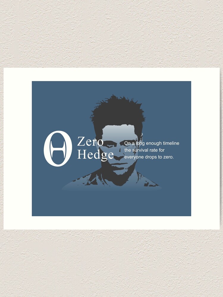 "Zerohedge Tyler Durden Logo" Art Print for Sale by denisseinfeld ...
