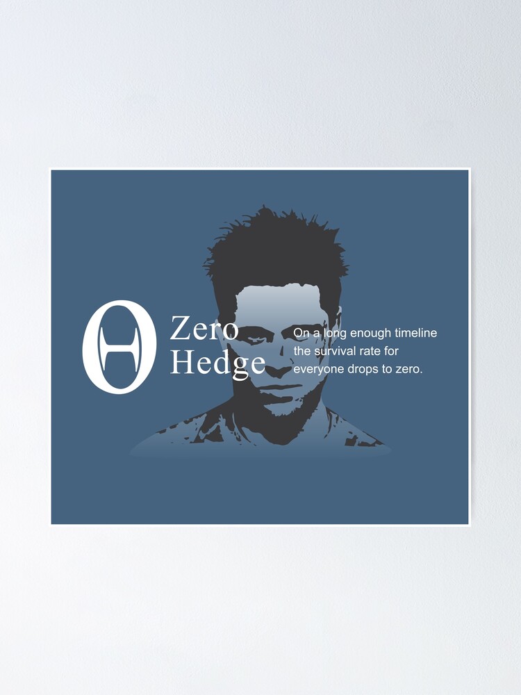 "Zerohedge Tyler Durden Logo" Poster for Sale by denisseinfeld | Redbubble