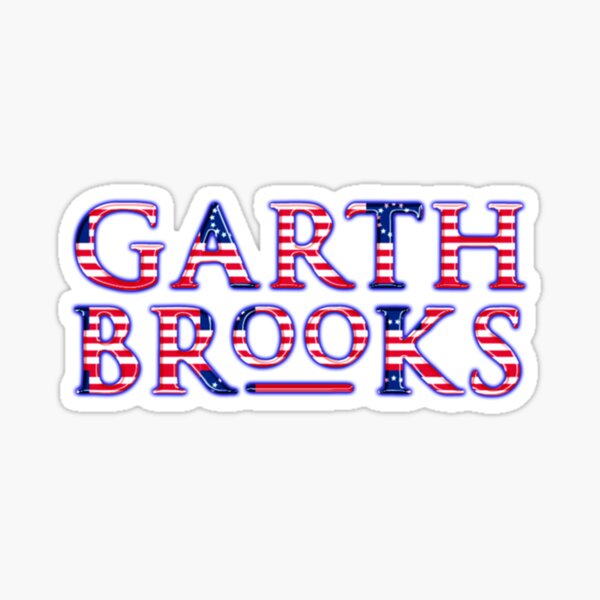 "LOGO GARTH BROOKS Classic" Sticker for Sale by SoAMerch | Redbubble