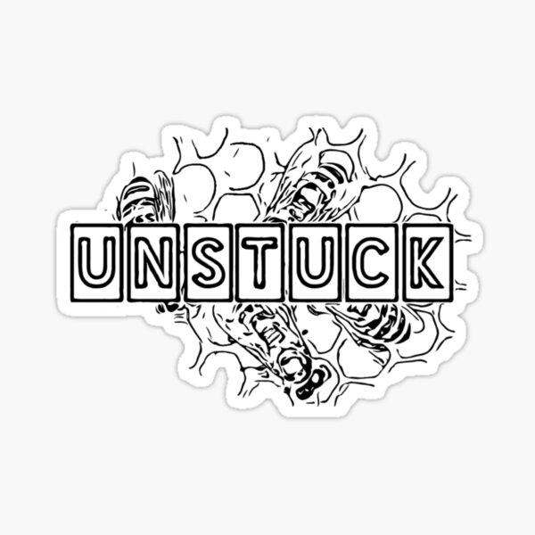 "Unstuck" Sticker for Sale by UEGear | Redbubble
