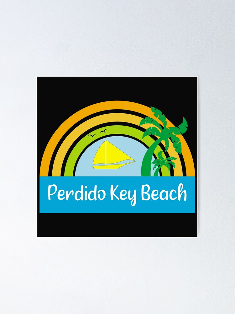 "Retro Perdido Key Beach In Florida Attractive" Poster for Sale by ...