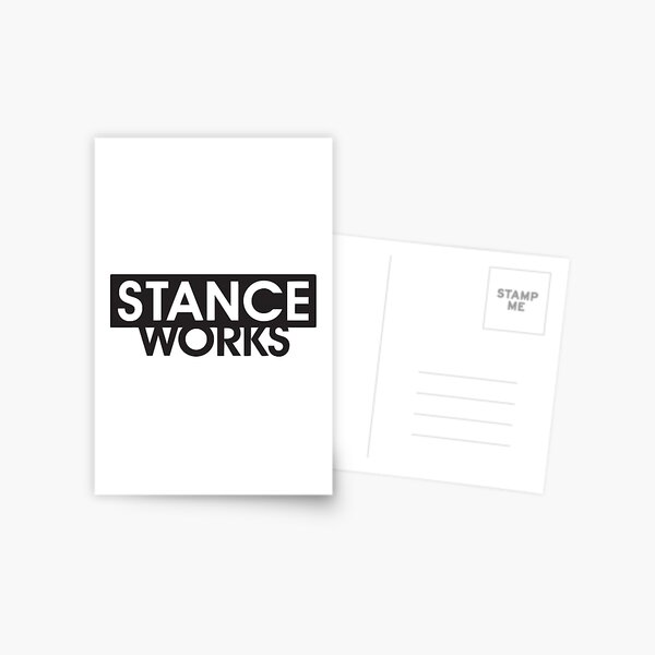 "StanceWorks (Block Logo)" Postcard by marcuscreek | Redbubble
