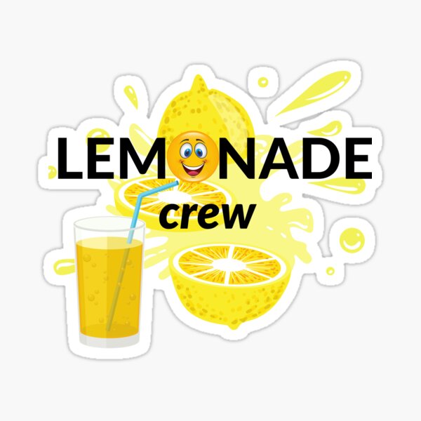 "Lemonade Crew" Sticker for Sale by byzapek | Redbubble