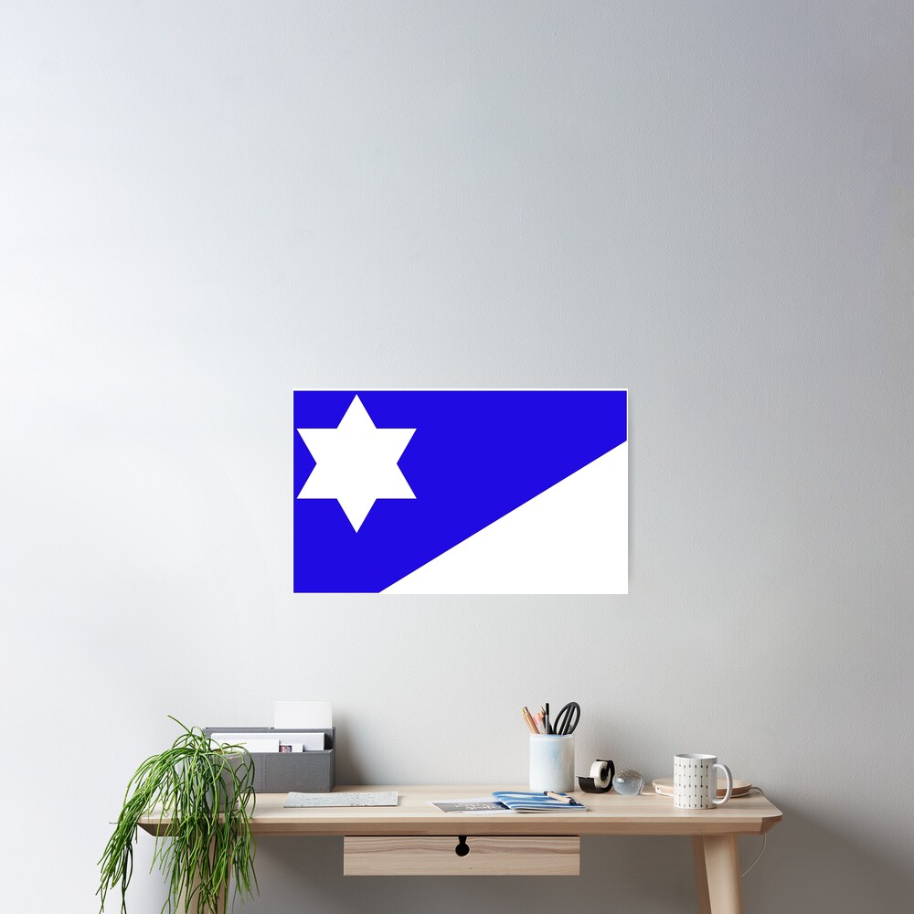 "Branch Davidian Flag" Poster by NeedThreads | Redbubble