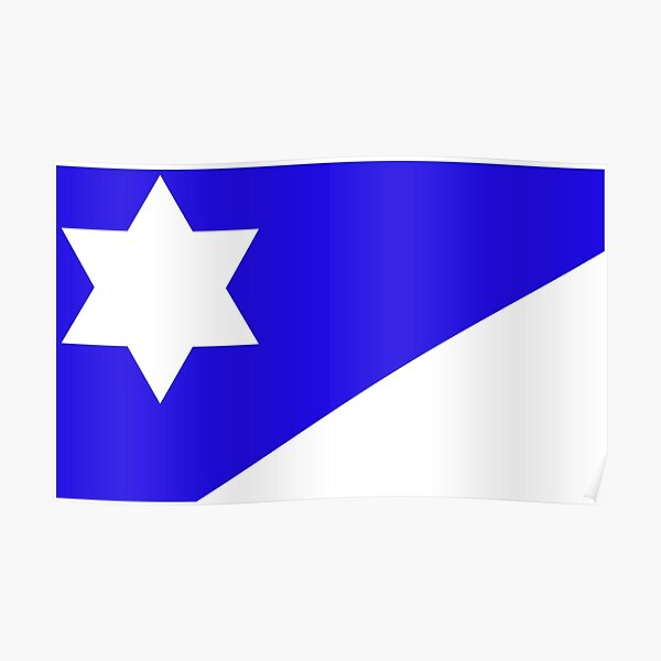 "Branch Davidian Flag" Poster by NeedThreads | Redbubble