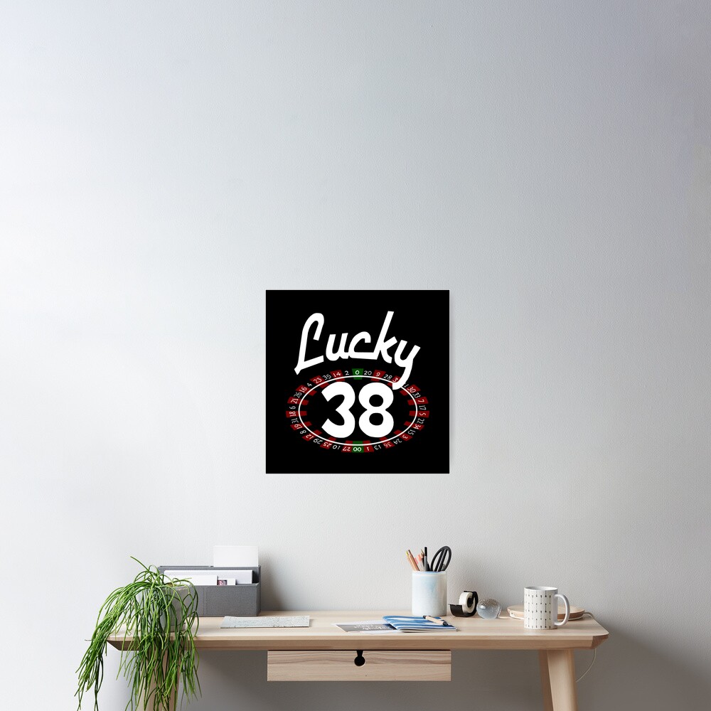 "Lucky 38 Logo High Quality" Poster for Sale by Geempah | Redbubble