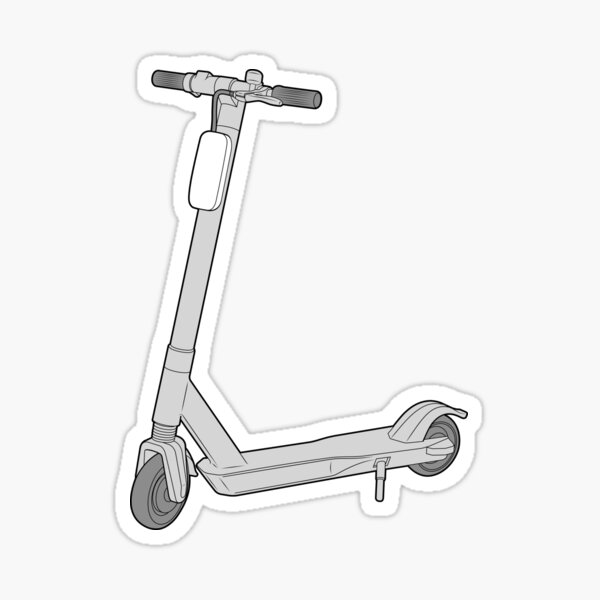 "Electric Scooter" Sticker by befehr | Redbubble