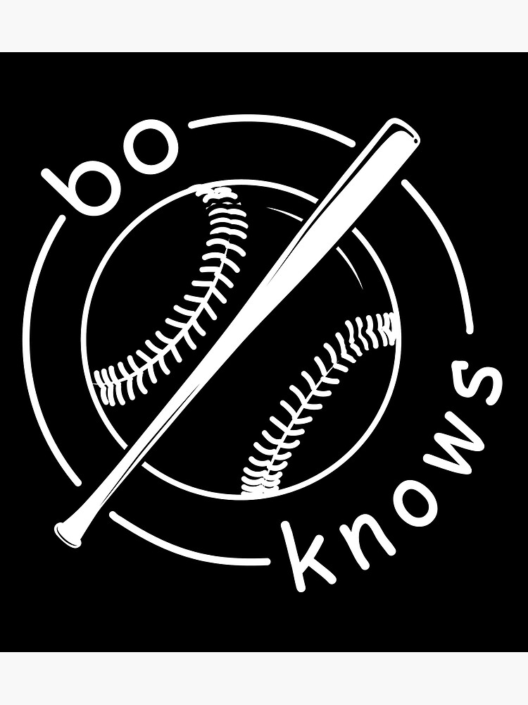 "bo knows shirt" Poster for Sale by dahsous | Redbubble