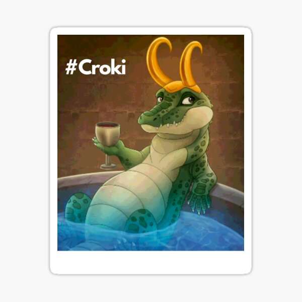 "Croki - Loki - Alligator" Sticker for Sale by sagestar | Redbubble