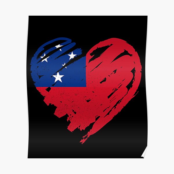 "I Love Samoa - Ou te alofa ia Samoa" Poster for Sale by feether-store ...
