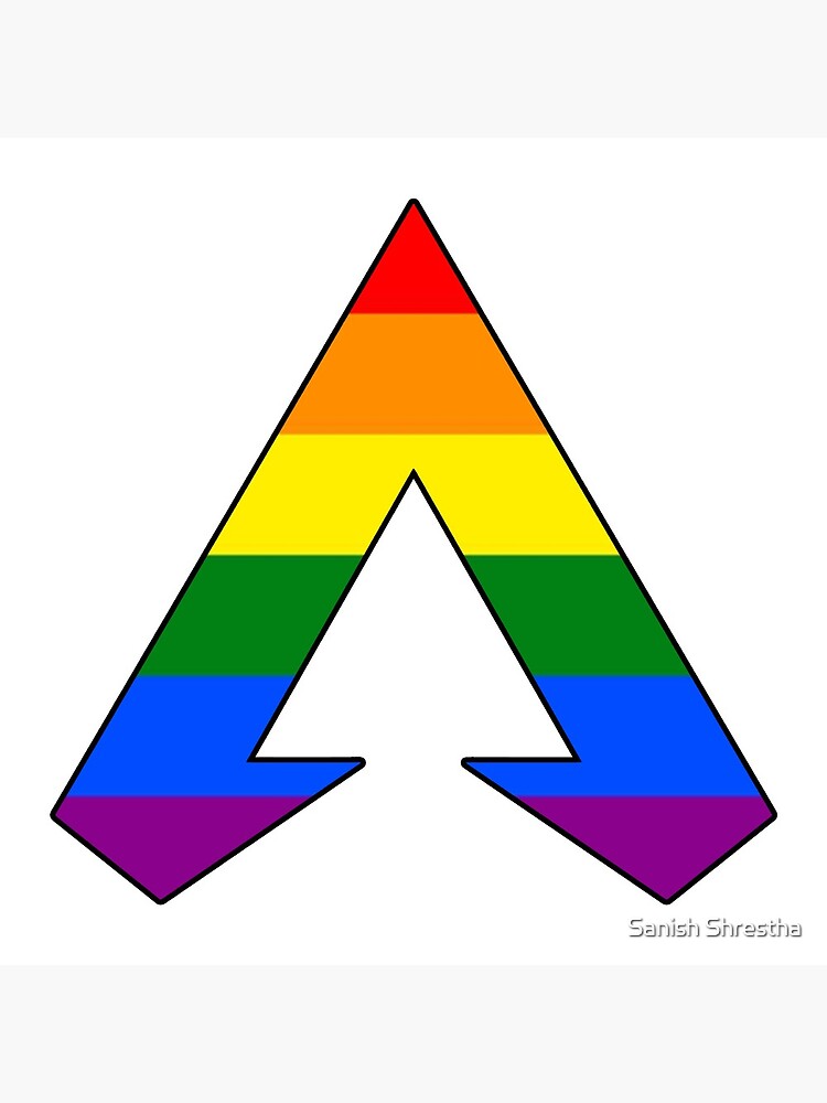 "Gay Pride Apex Legends Symbol" Poster by YUTA- | Redbubble