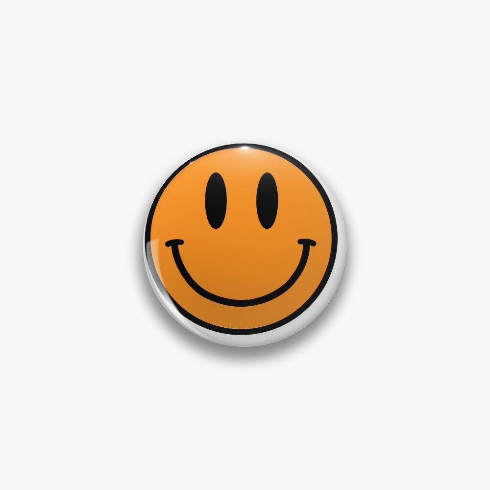 "orange smiley face" Sticker for Sale by maeveamcgregor | Redbubble