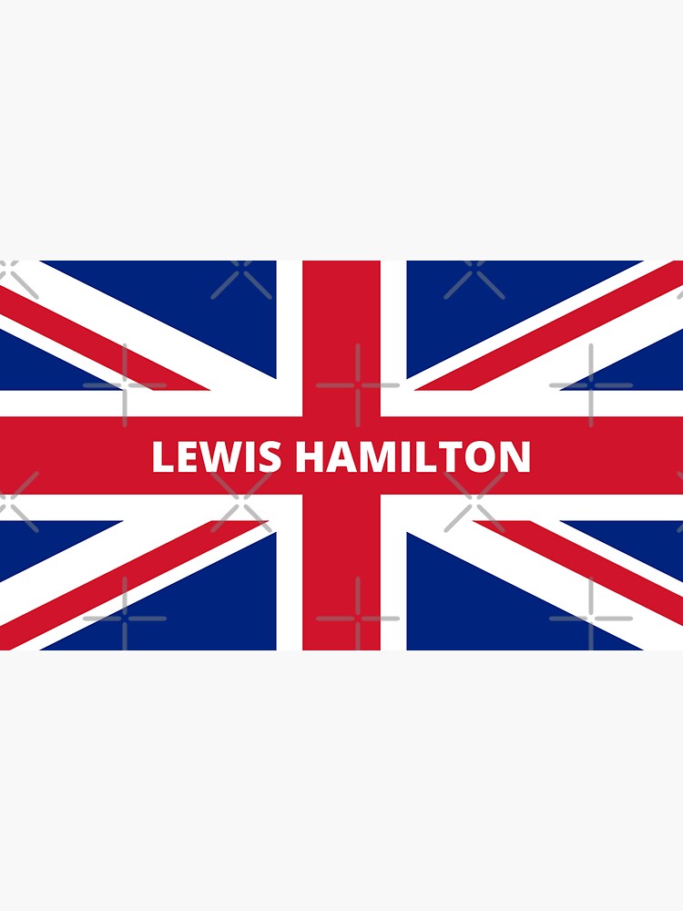 "Lewis Hamilton Great Britain flag" Sticker for Sale by Tomm-09 | Redbubble