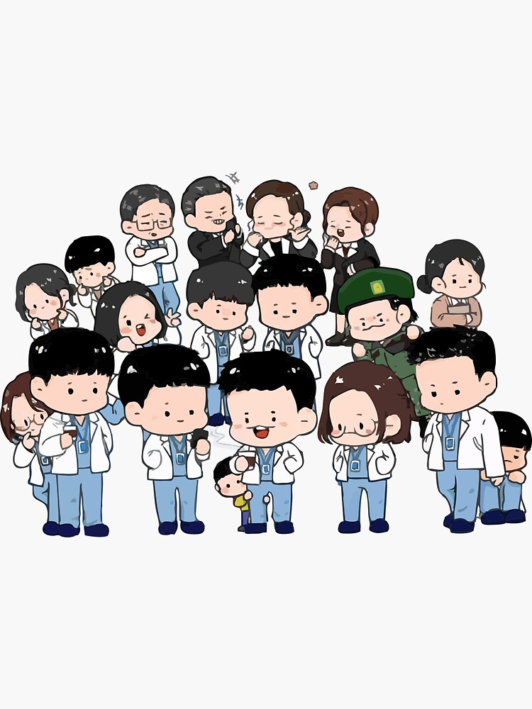 "hospital playlist Collection 1" Sticker for Sale by MiguelDstark ...