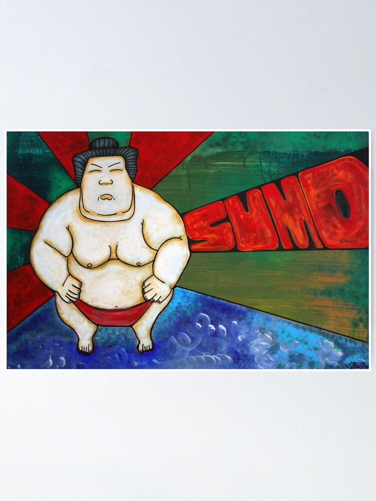 "Sumo" Poster for Sale by barbosaart | Redbubble