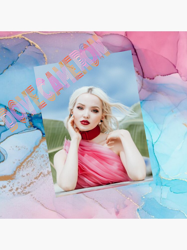 "DOVE CAMERON" Sticker for Sale by Alien17 | Redbubble