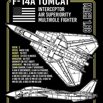 "F14 Tomcat US Aircraft Plane USAF Airplane Blueprint - F-14 Tomcat ...