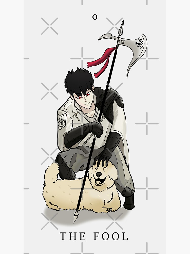 "Anime Tarot Card The Fool" Sticker for Sale by patrick10reyes | Redbubble