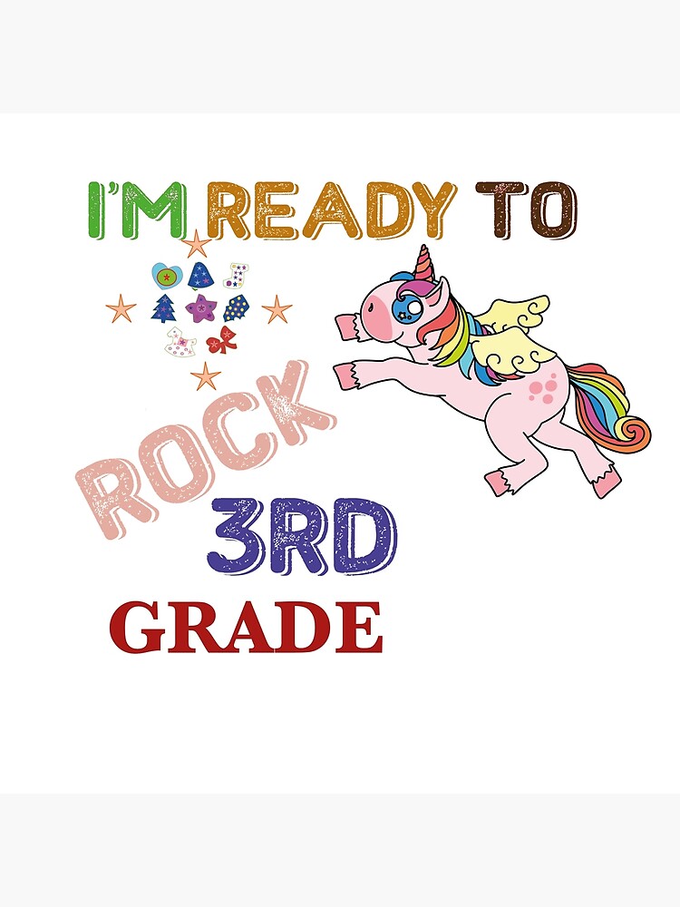 "Im Ready To Rock 3rd Grade" Poster by imageuiu12 | Redbubble