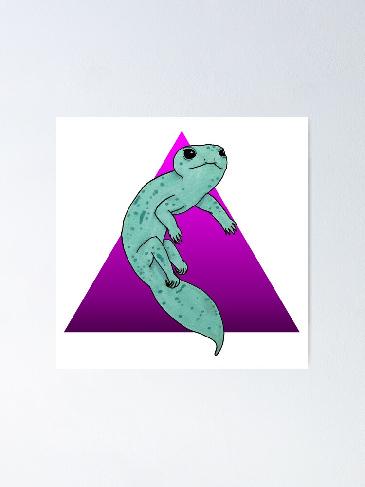 "Phantom Gecko Triangle" Poster by Crystaliii | Redbubble