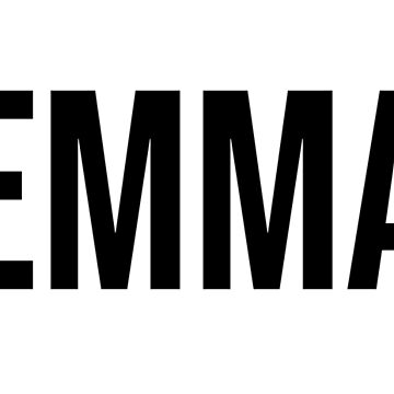 "Emma Name Tag" Sticker for Sale by NAMESHOPTAGS | Redbubble